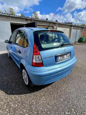 Blue Citroen C3 2006 in Panevezys, with an engine capacity of 1.36 L and mileage of 200 thousand km for 750 €, photo 7 on AUTOMOTO.COM.LV