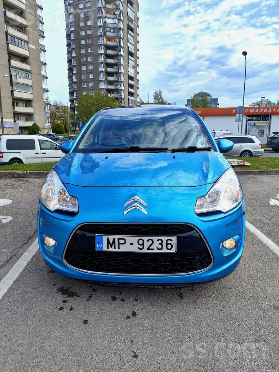 Zils Citroen C3 2010 Rīga, ar dzinēja tilpumu 1.60 L un nobraukumu 96 tūkst. km par 800 €, foto 1 vietnē AUTOMOTO.COM.LV