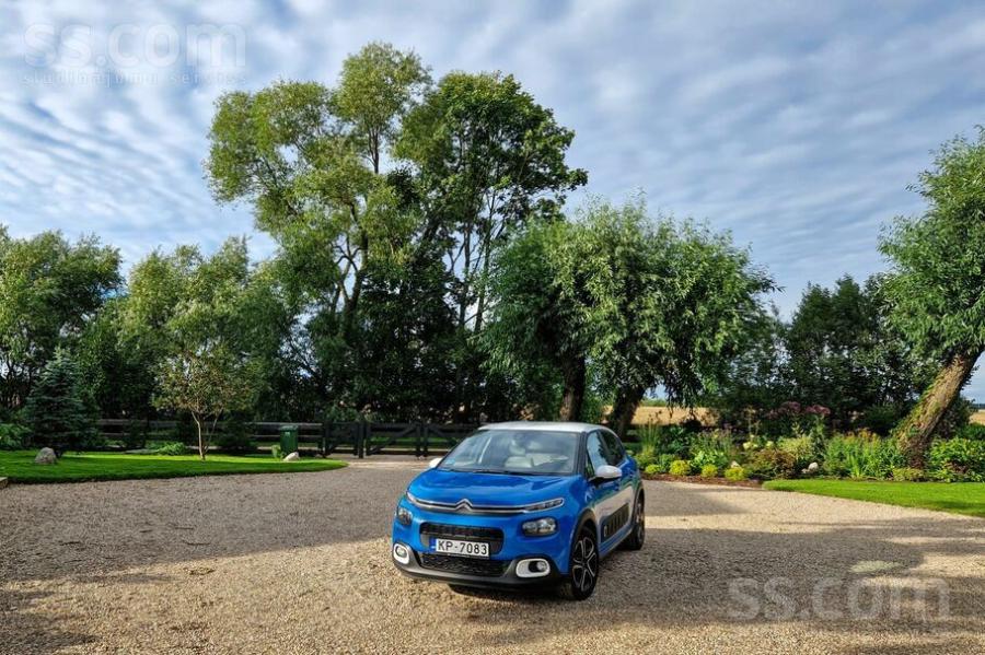 Blue Citroen C3 2016 in Riga, with an engine capacity of 1.20 L and mileage of 142 thousand km for 6100 €, photo 8 on AUTOMOTO.COM.LV