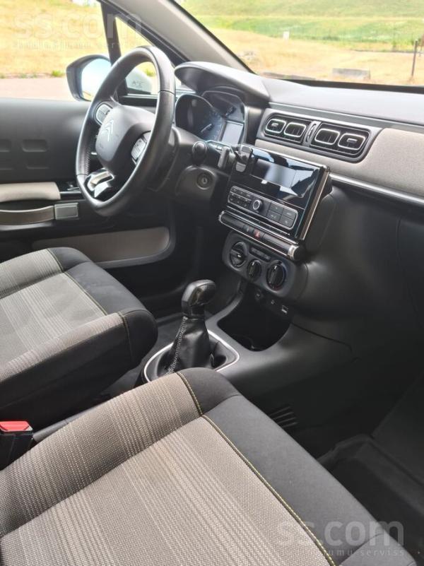 Blue Citroen C3 2016 in Riga, with an engine capacity of 1.20 L and mileage of 147 thousand km for 6000 €, photo 4 on AUTOMOTO.COM.LV