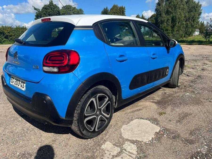 Zils Citroen C3 2016 Tauragė, ar dzinēja tilpumu 1.20 L un nobraukumu 92 tūkst. km par 3900 €, foto 6 vietnē AUTOMOTO.COM.LV