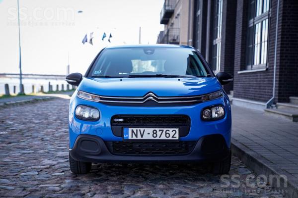 Синий Ситроен С3 2017 в Рига, объемом двигателя 1.20 л и пробегом 96 тыс. км за 6100 €, фото 2 на AUTOMOTO.COM.LV