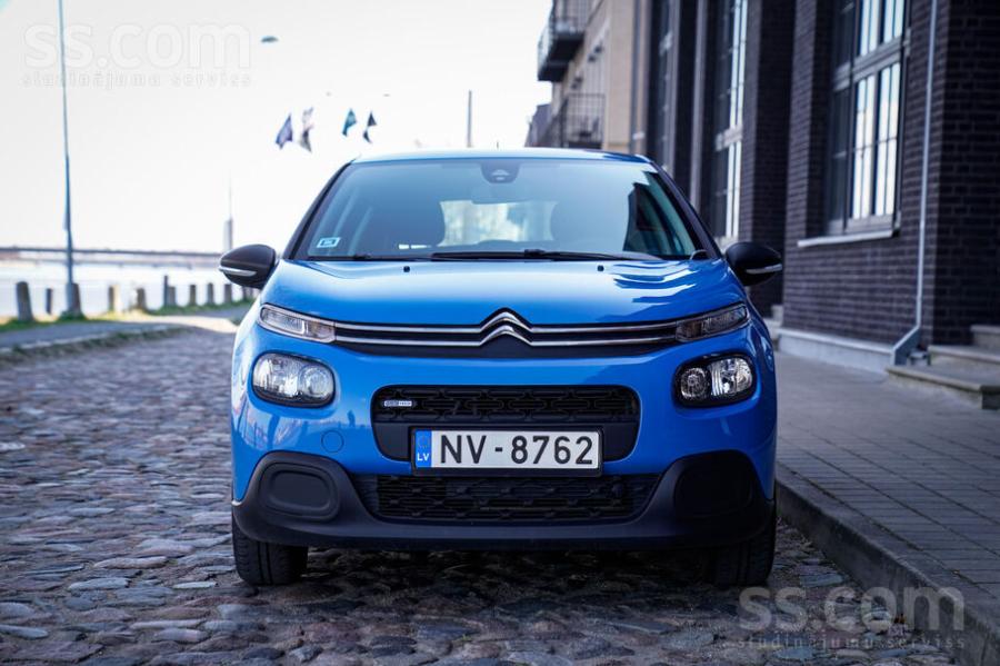 Blue Citroen C3 2017 in Riga, with an engine capacity of 1.20 L and mileage of 96 thousand km for 6100 €, photo 3 on AUTOMOTO.COM.LV