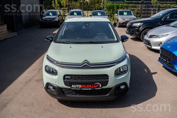 Blue Citroen C3 2017 in Riga, with an engine capacity of 1.20 L and mileage of 0 thousand km for 5650 €, photo 4 on AUTOMOTO.COM.LV