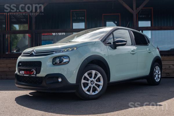 Blue Citroen C3 2017 in Riga, with an engine capacity of 1.20 L and mileage of 0 thousand km for 5650 €, photo 9 on AUTOMOTO.COM.LV