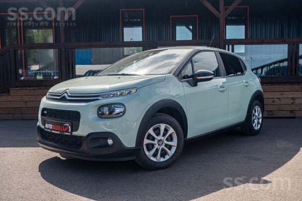 Blue Citroen C3 2017 in Riga, with an engine capacity of 1.20 L and mileage of 0 thousand km for 5650 €, photo 10 on AUTOMOTO.COM.LV