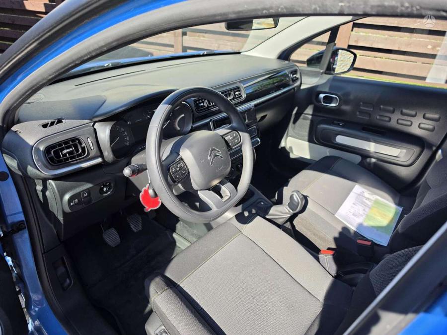 Blue Citroen C3 2017 in Klaipeda, with an engine capacity of 1.20 L and mileage of 142 thousand km for 4500 €, photo 18 on AUTOMOTO.COM.LV