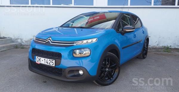 Blue Citroen C3 2018 in Tukums, with an engine capacity of 1.60 L and mileage of 218 thousand km for 7690 €, photo 2 on AUTOMOTO.COM.LV