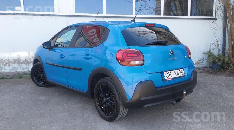 Zils Citroen C3 2018 Tukums, ar dzinēja tilpumu 1.60 L un nobraukumu 218 tūkst. km par 7690 €, foto 4 vietnē AUTOMOTO.COM.LV