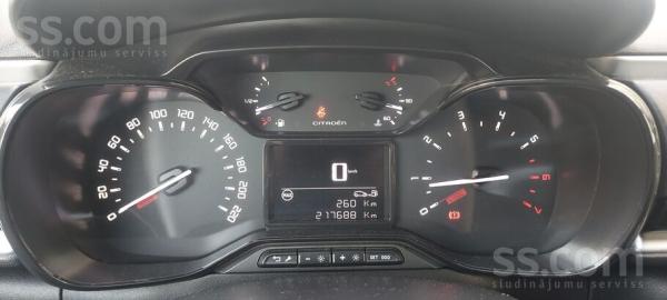 Blue Citroen C3 2018 in Tukums, with an engine capacity of 1.60 L and mileage of 218 thousand km for 7690 €, photo 9 on AUTOMOTO.COM.LV