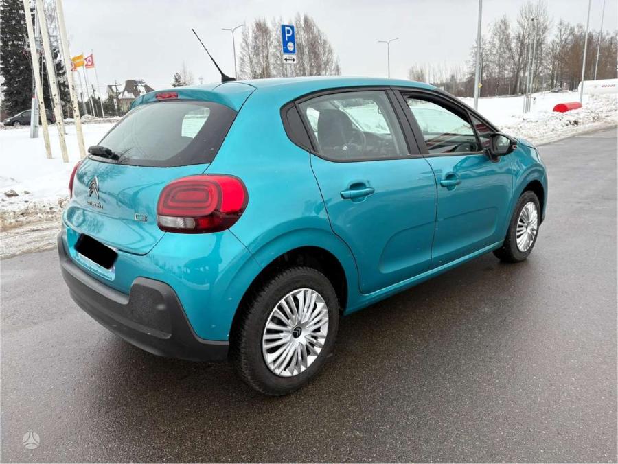 Blue Citroen C3 2021 in Taurage, with an engine capacity of 1.20 L and mileage of 78 thousand km for 6300 €, photo 8 on AUTOMOTO.COM.LV