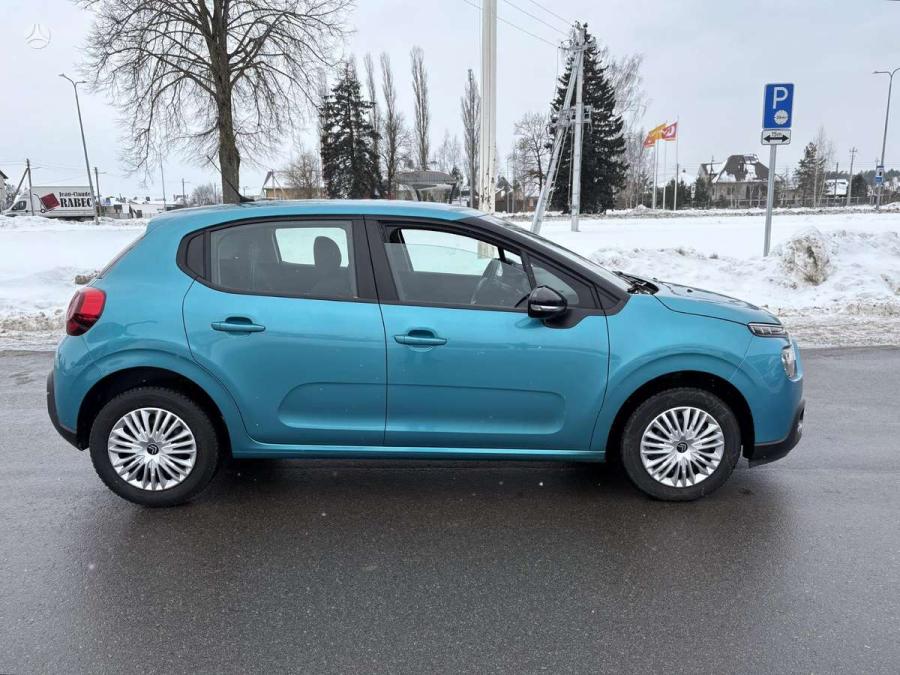 Blue Citroen C3 2021 in Taurage, with an engine capacity of 1.20 L and mileage of 78 thousand km for 6300 €, photo 9 on AUTOMOTO.COM.LV