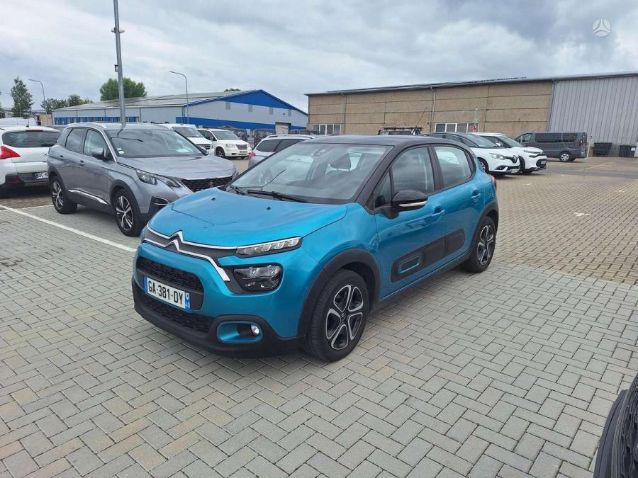 Blue Citroen C3 2021 in Taurage, with an engine capacity of 1.20 L and mileage of 7 thousand km for 8300 €, photo 1 on AUTOMOTO.COM.LV