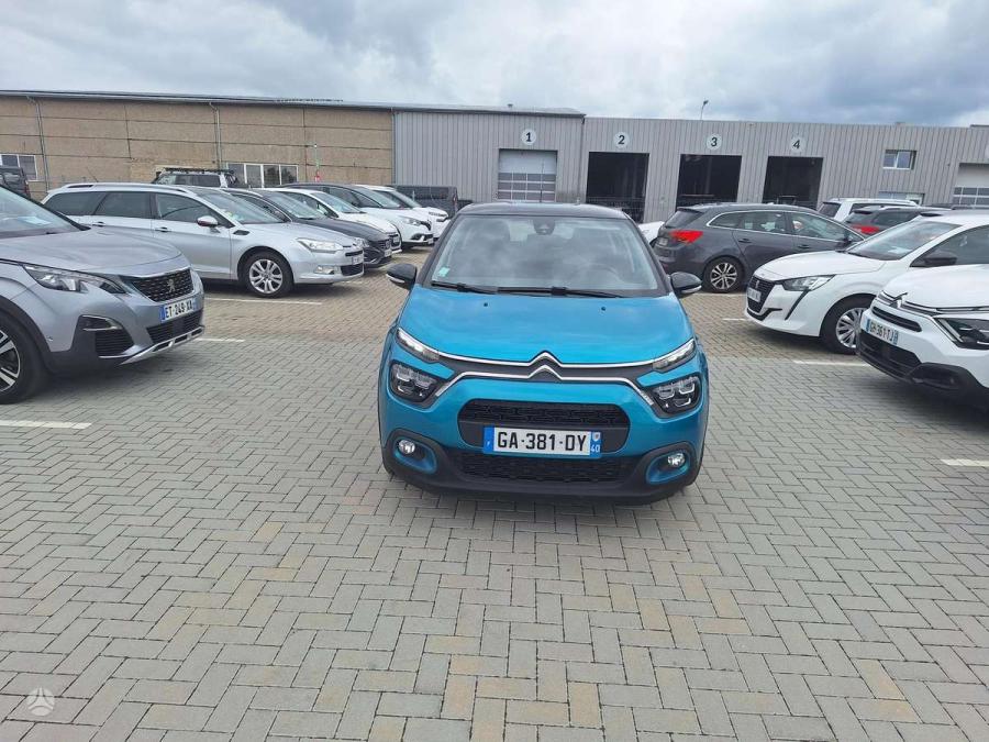 Blue Citroen C3 2021 in Taurage, with an engine capacity of 1.20 L and mileage of 7 thousand km for 8300 €, photo 4 on AUTOMOTO.COM.LV