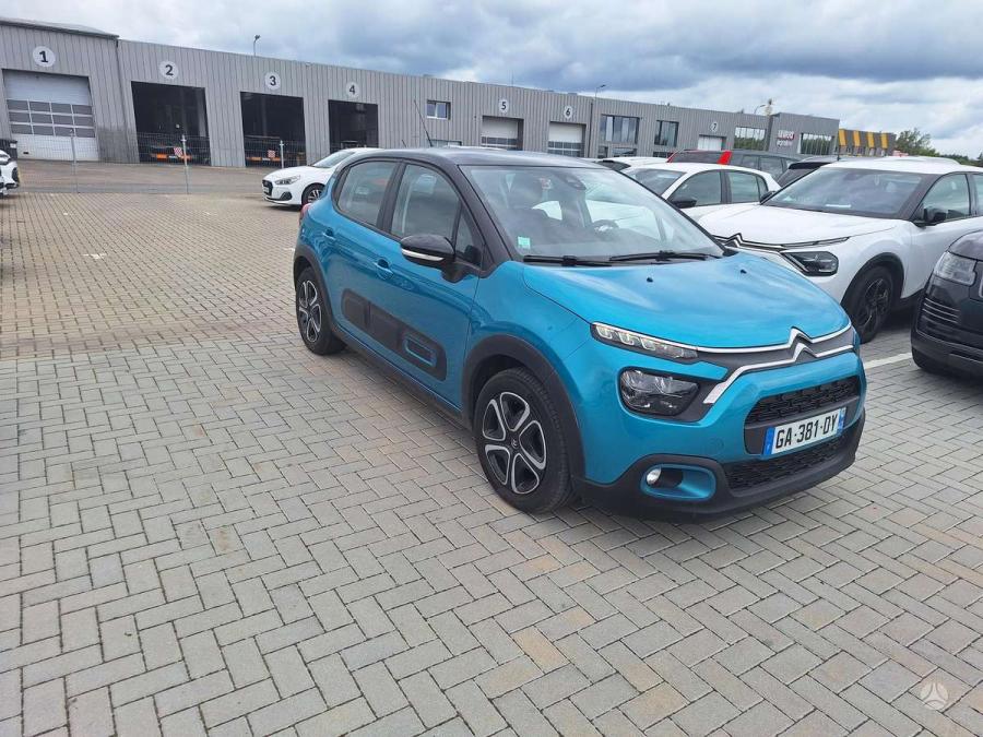 Blue Citroen C3 2021 in Taurage, with an engine capacity of 1.20 L and mileage of 7 thousand km for 8300 €, photo 5 on AUTOMOTO.COM.LV