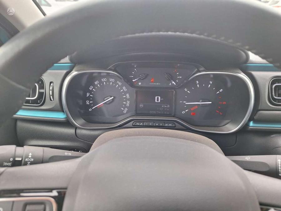 Blue Citroen C3 2021 in Taurage, with an engine capacity of 1.20 L and mileage of 7 thousand km for 8300 €, photo 20 on AUTOMOTO.COM.LV