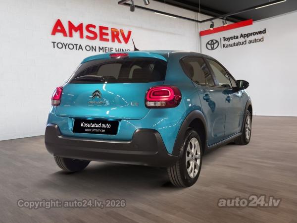 Blue Citroen C3 2021 in Tallinn, with an engine capacity of 1.20 L and mileage of 121 thousand km for 8690 €, photo 2 on AUTOMOTO.COM.LV
