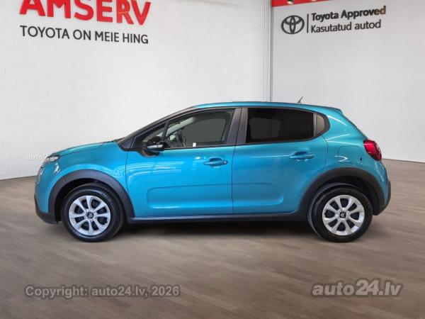 Blue Citroen C3 2021 in Tallinn, with an engine capacity of 1.20 L and mileage of 121 thousand km for 8690 €, photo 3 on AUTOMOTO.COM.LV