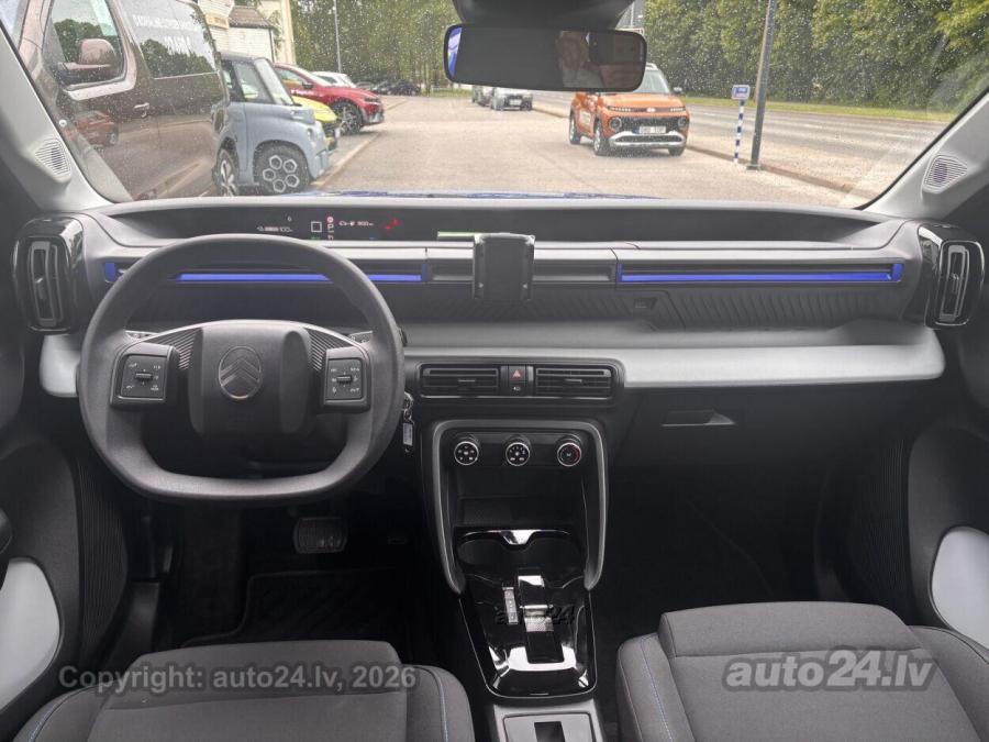 Blue Citroen C3 2024 in Tartu, with an engine capacity of 0.00 L and mileage of 5 thousand km for 25100 €, photo 13 on AUTOMOTO.COM.LV