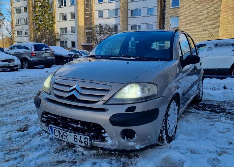 Brūns Citroen C3 2007 Kauņa, ar dzinēja tilpumu 1.36 L un nobraukumu 136 tūkst. km par 1050 €, foto 1 vietnē AUTOMOTO.COM.LV