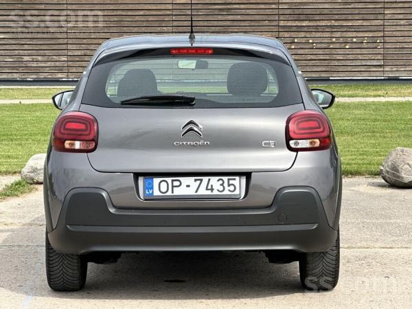 Brown Citroen C3 2022 in Riga, with an engine capacity of 1.20 L and mileage of 99 thousand km for 11599 €, photo 8 on AUTOMOTO.COM.LV