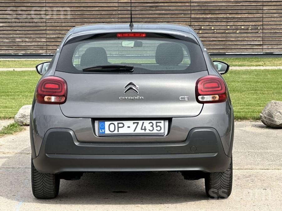Brown Citroen C3 2022 in Riga, with an engine capacity of 1.20 L and mileage of 99 thousand km for 11599 €, photo 9 on AUTOMOTO.COM.LV
