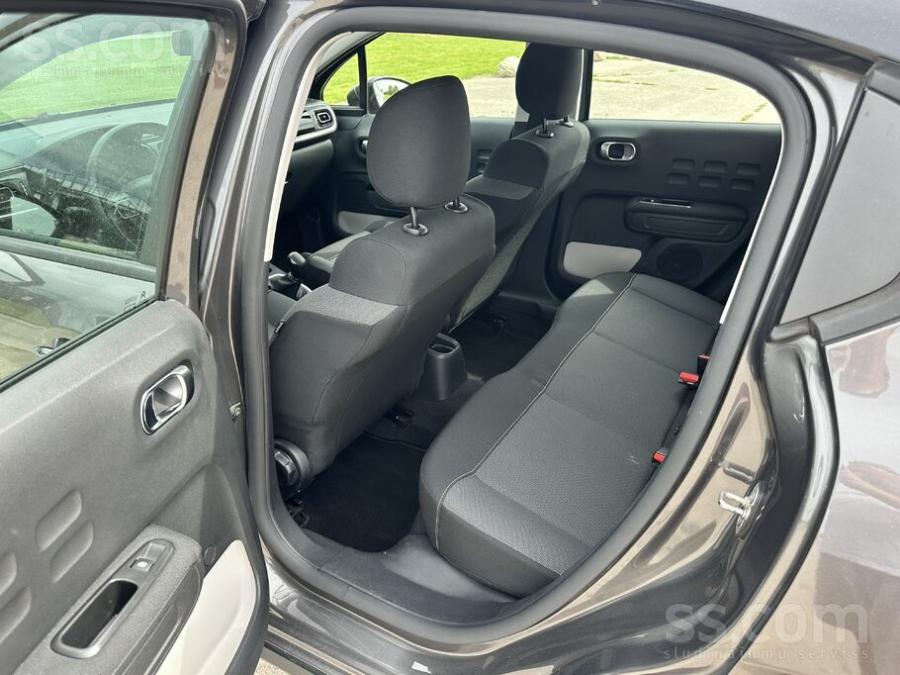 Brown Citroen C3 2022 in Riga, with an engine capacity of 1.20 L and mileage of 99 thousand km for 11599 €, photo 24 on AUTOMOTO.COM.LV