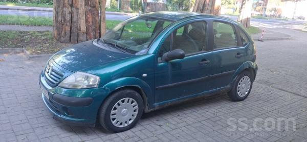 Green Citroen C3 2003 in Riga, with an engine capacity of 1.40 L and mileage of 216 thousand km for 500 €, photo 3 on AUTOMOTO.COM.LV