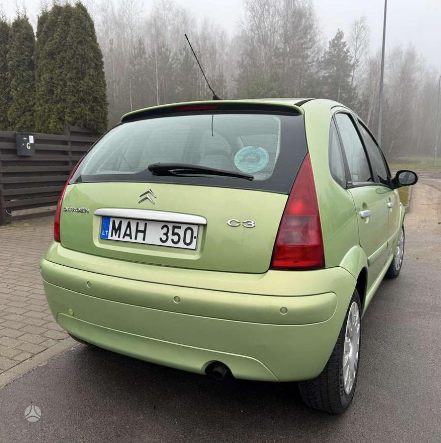 Zaļš Citroen C3 2004 Viļņa, ar dzinēja tilpumu 1.40 L un nobraukumu 260 tūkst. km par 1850 €, foto 6 vietnē AUTOMOTO.COM.LV