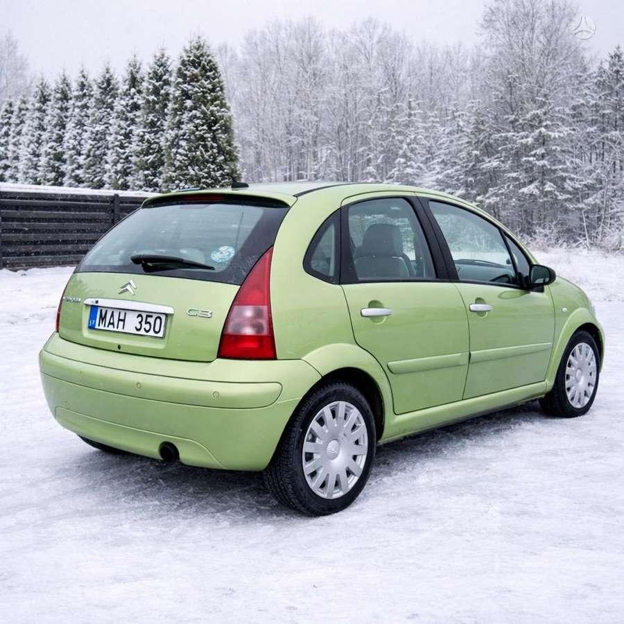 Zaļš Citroen C3 2004 Viļņa, ar dzinēja tilpumu 1.40 L un nobraukumu 260 tūkst. km par 1850 €, foto 5 vietnē AUTOMOTO.COM.LV