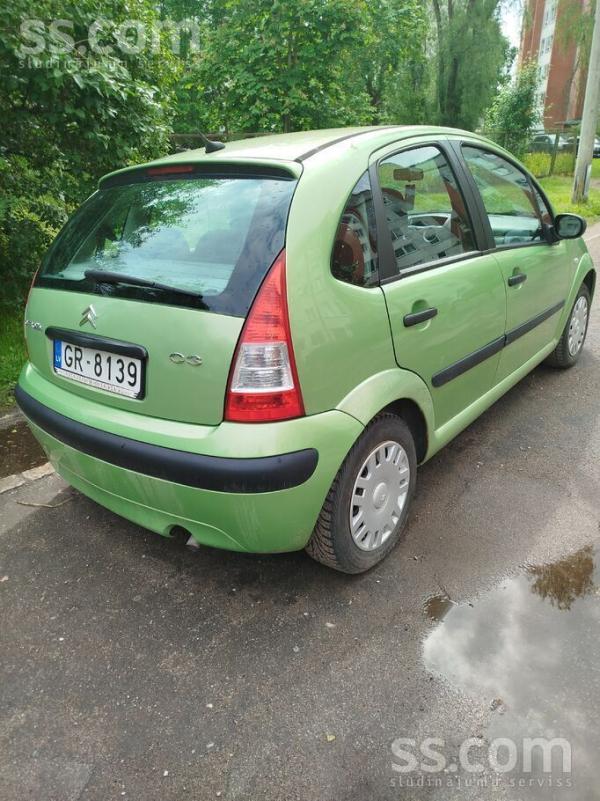 Zaļš Citroen C3 2005 Jūrmala, ar dzinēja tilpumu 1.40 L un nobraukumu 220 tūkst. km par 900 €, foto 4 vietnē AUTOMOTO.COM.LV