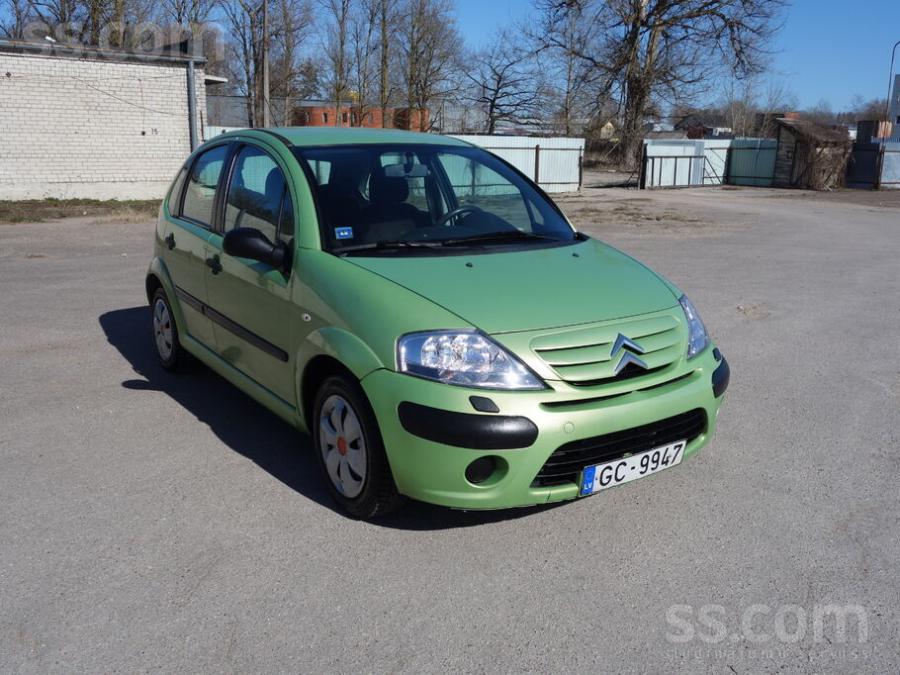 Zaļš Citroen C3 2006 Rīga, ar dzinēja tilpumu 1.40 L un nobraukumu 0 tūkst. km par 4750 €, foto 1 vietnē AUTOMOTO.COM.LV