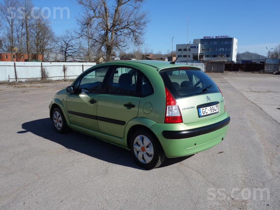 Zaļš Citroen C3 2006 Rīga, ar dzinēja tilpumu 1.40 L un nobraukumu 0 tūkst. km par 4750 €, foto 28 vietnē AUTOMOTO.COM.LV