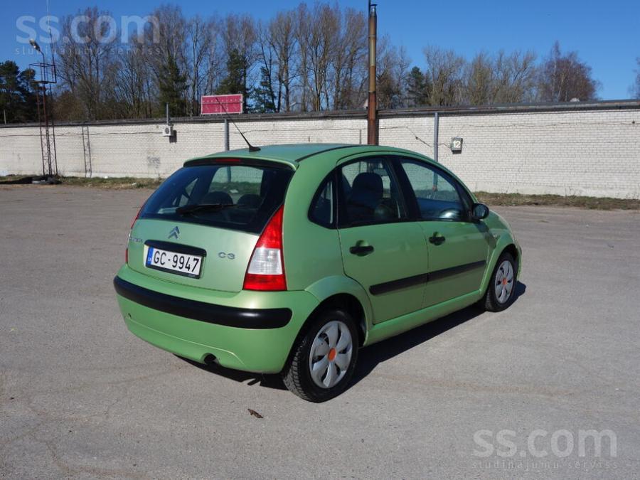 Zaļš Citroen C3 2006 Rīga, ar dzinēja tilpumu 1.40 L un nobraukumu 0 tūkst. km par 4750 €, foto 29 vietnē AUTOMOTO.COM.LV