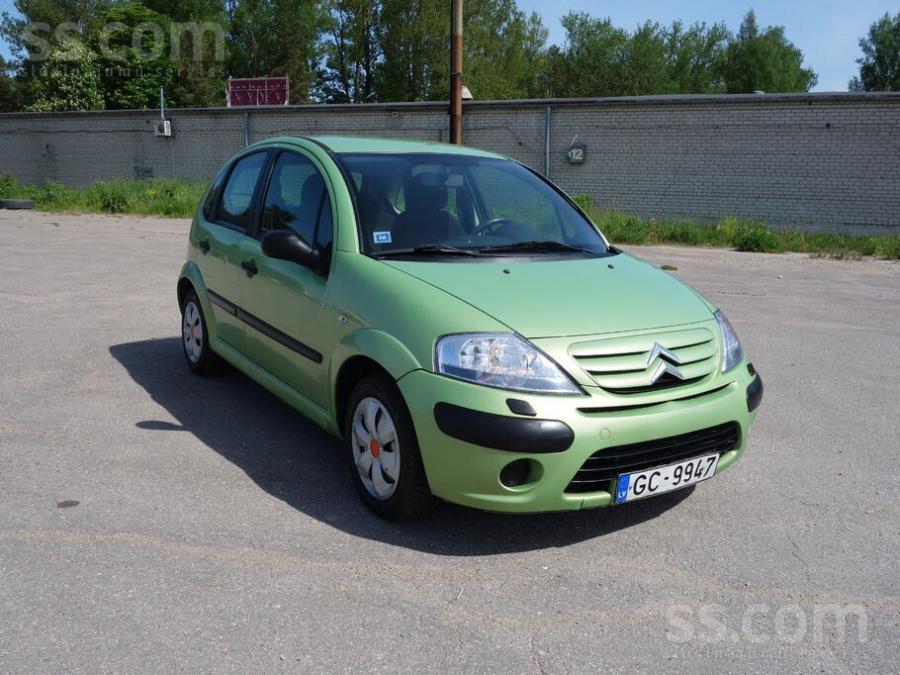 Zaļš Citroen C3 2006 Rīga, ar dzinēja tilpumu 1.40 L un nobraukumu 0 tūkst. km par 1550 €, foto 1 vietnē AUTOMOTO.COM.LV