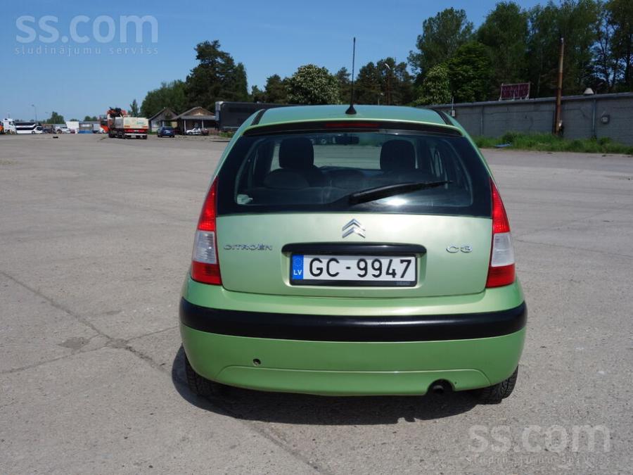 Zaļš Citroen C3 2006 Rīga, ar dzinēja tilpumu 1.40 L un nobraukumu 0 tūkst. km par 1550 €, foto 21 vietnē AUTOMOTO.COM.LV