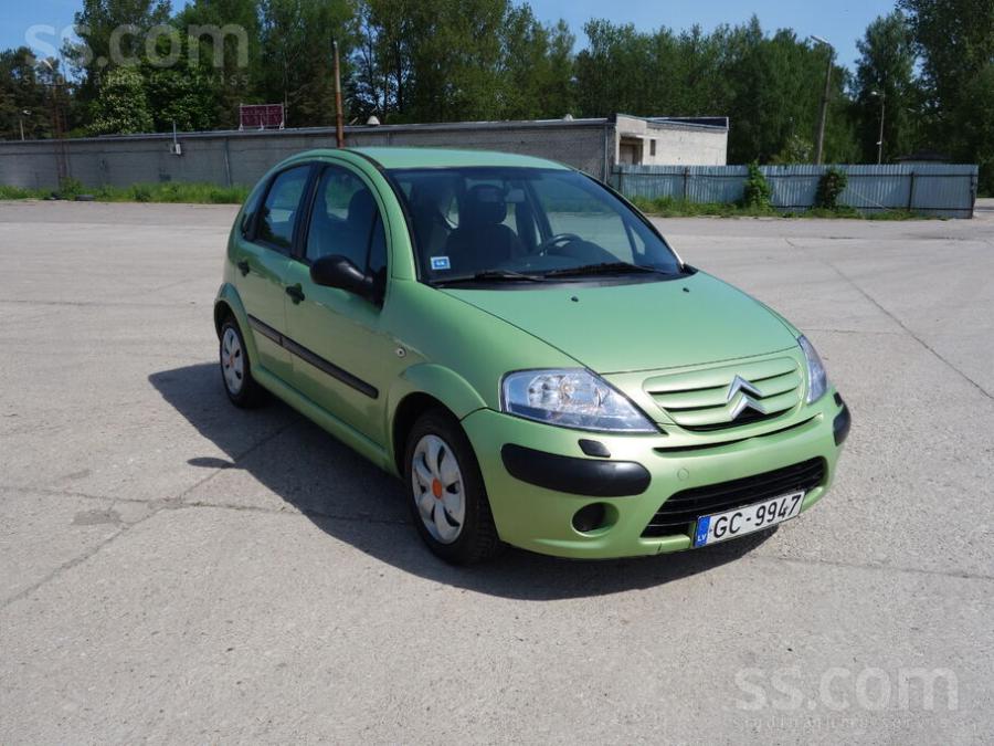 Zaļš Citroen C3 2006 Rīga, ar dzinēja tilpumu 1.40 L un nobraukumu 0 tūkst. km par 1550 €, foto 31 vietnē AUTOMOTO.COM.LV