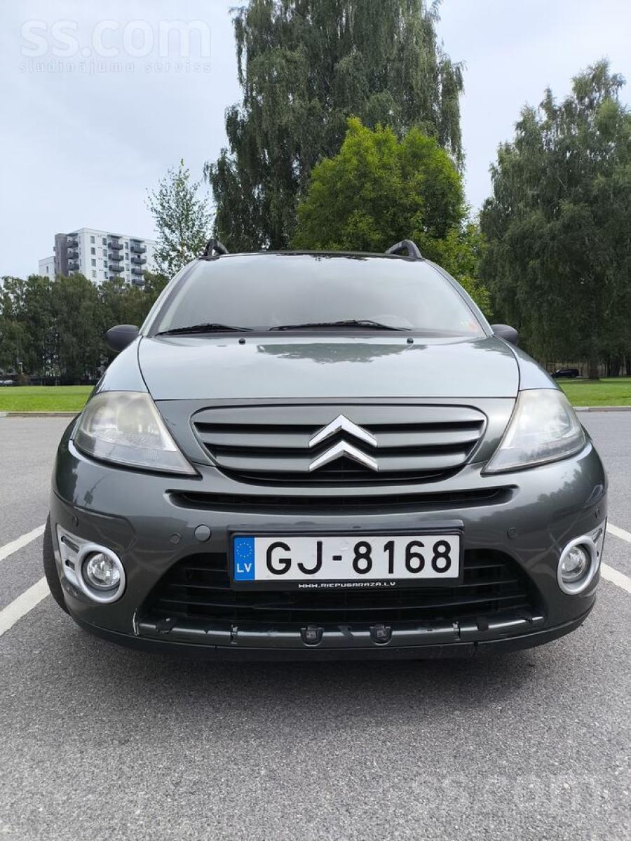 Green Citroen C3 2007 in Riga, with an engine capacity of 1.60 L and mileage of 160 thousand km for 900 €, photo 19 on AUTOMOTO.COM.LV
