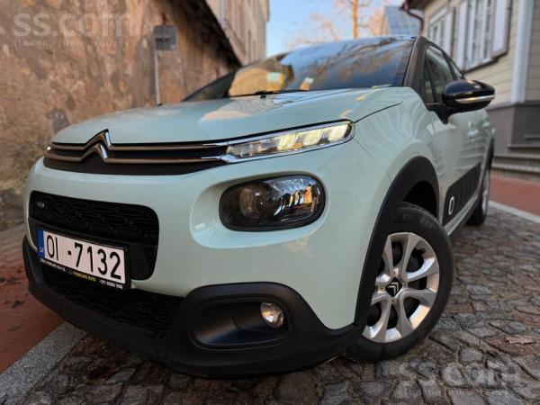 Green Citroen C3 2017 in Cesis, with an engine capacity of 1.20 L and mileage of 0 thousand km for 6990 €, photo 3 on AUTOMOTO.COM.LV