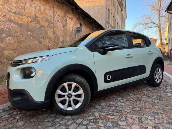 Green Citroen C3 2017 in Cesis, with an engine capacity of 1.20 L and mileage of 0 thousand km for 6990 €, photo 4 on AUTOMOTO.COM.LV
