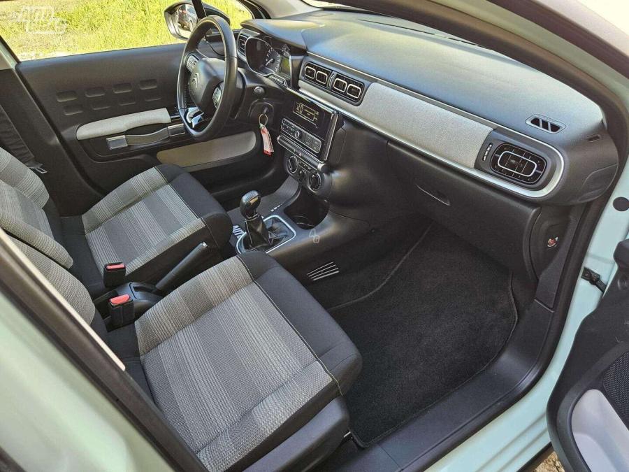 Zaļš Citroen C3 2017 Šauļi, ar dzinēja tilpumu 1.20 L un nobraukumu 196 tūkst. km par 4950 €, foto 17 vietnē AUTOMOTO.COM.LV