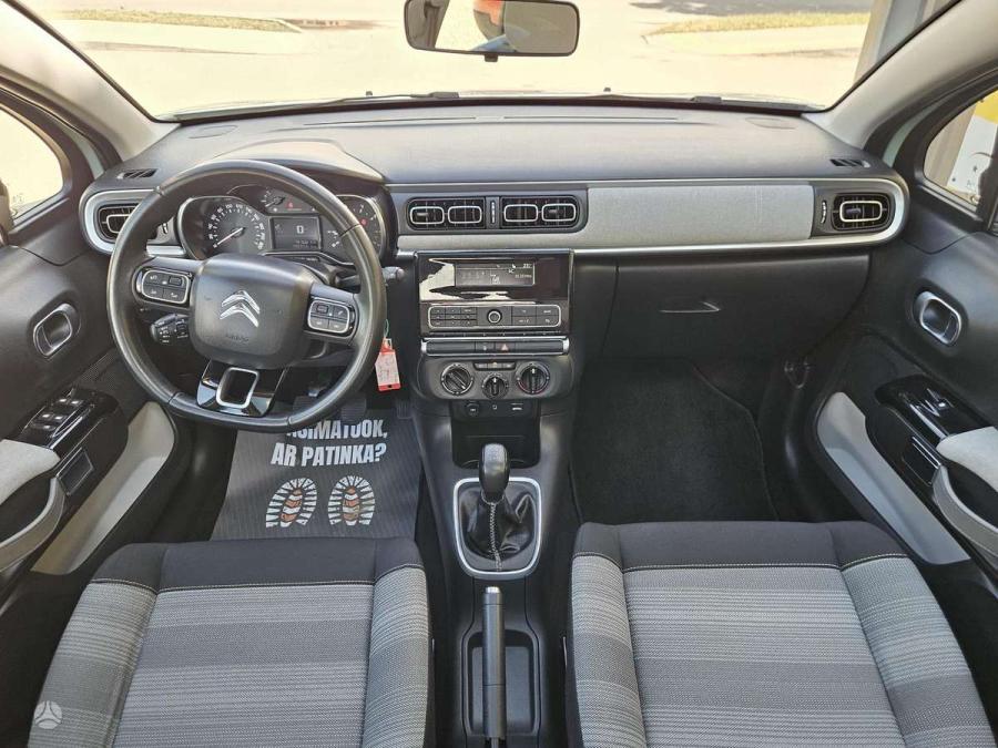 Green Citroen C3 2017 in Siauliai, with an engine capacity of 1.20 L and mileage of 196 thousand km for 4950 €, photo 13 on AUTOMOTO.COM.LV