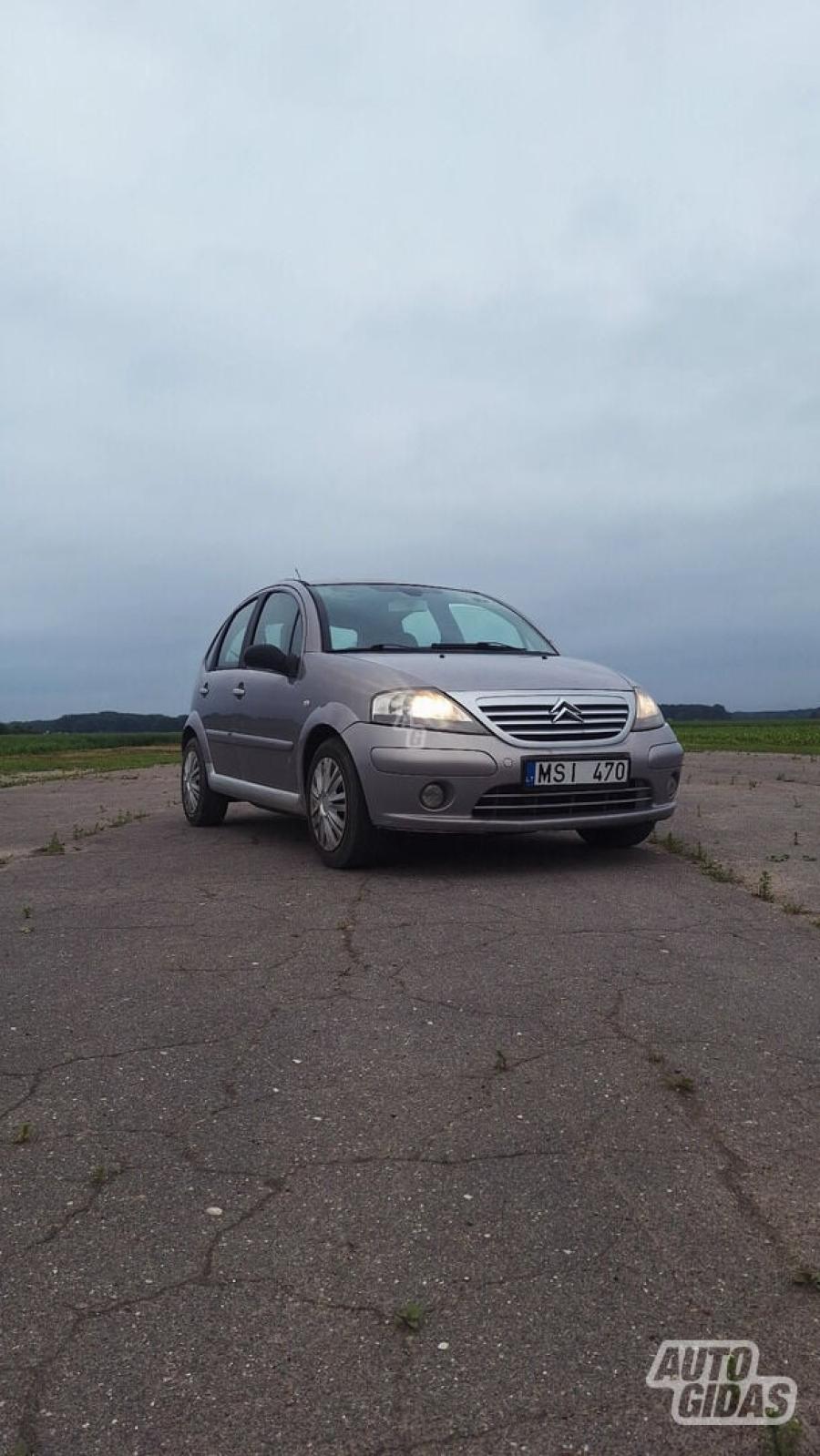 Grey Citroen C3 2002 in Sakiai, with an engine capacity of 1.40 L and mileage of 334 thousand km for 850 €, photo 3 on AUTOMOTO.COM.LV