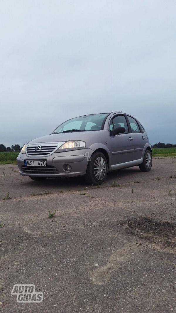 Pelēks Citroen C3 2002 Šakiai, ar dzinēja tilpumu 1.40 L un nobraukumu 334 tūkst. km par 850 €, foto 3 vietnē AUTOMOTO.COM.LV