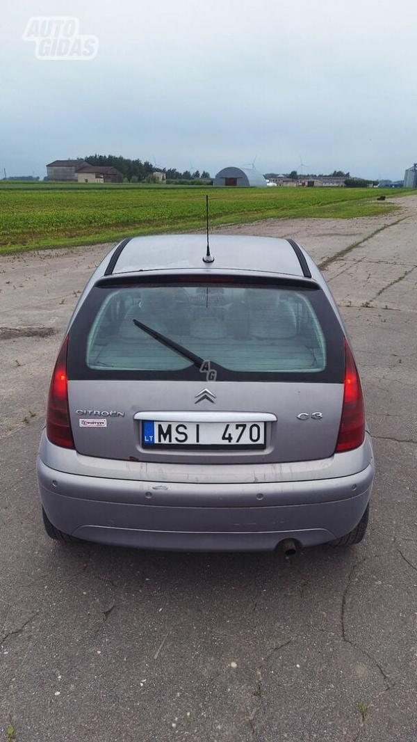 Pelēks Citroen C3 2002 Šakiai, ar dzinēja tilpumu 1.40 L un nobraukumu 334 tūkst. km par 850 €, foto 4 vietnē AUTOMOTO.COM.LV