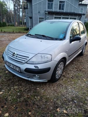 Grey Citroen C3 2002 in Riga, with an engine capacity of 1.60 L and mileage of 200 thousand km for 1050 €, photo  on AUTOMOTO.COM.LV