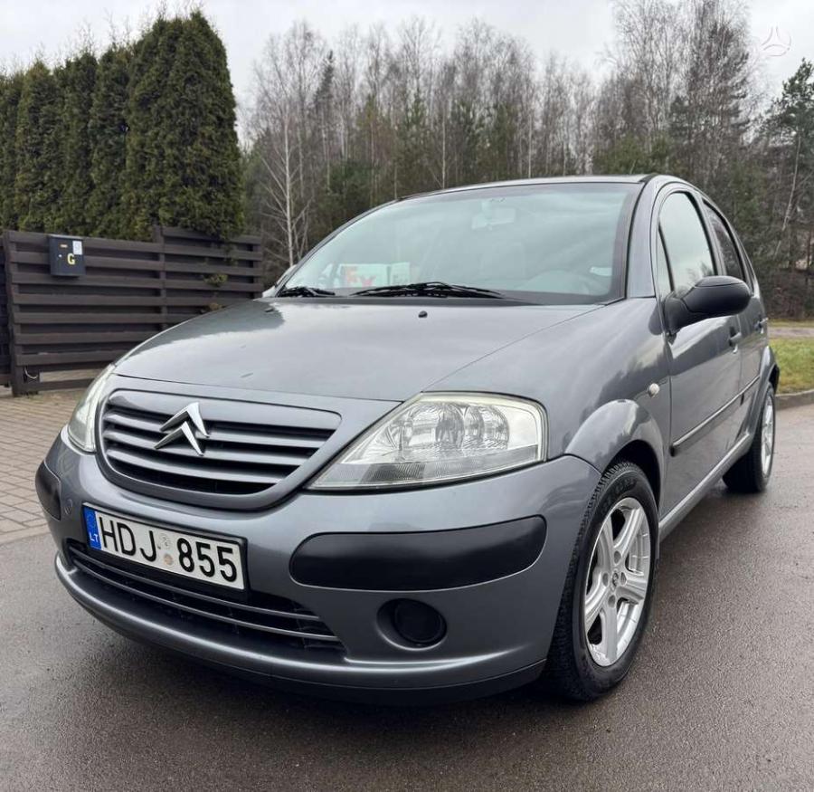 Pelēks Citroen C3 2004 Viļņa, ar dzinēja tilpumu 1.36 L un nobraukumu 177 tūkst. km par 1850 €, foto 7 vietnē AUTOMOTO.COM.LV