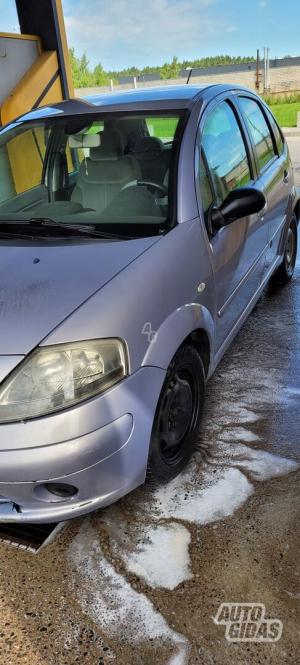Grey Citroen C3 2004 in Kaunas, with an engine capacity of 1.40 L and mileage of 226 thousand km for 599 €, photo  on AUTOMOTO.COM.LV