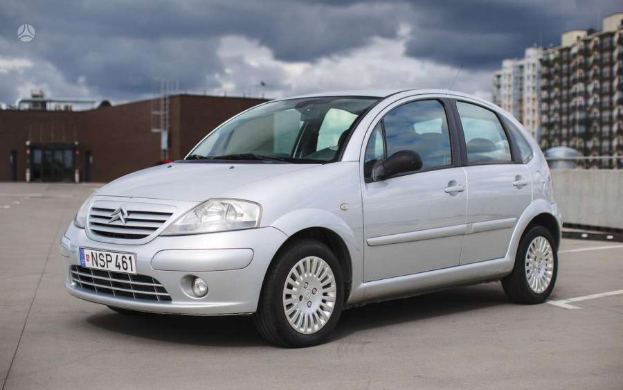 Pelēks Citroen C3 2004 Viļņa, ar dzinēja tilpumu 1.36 L un nobraukumu 143 tūkst. km par 1450 €, foto 13 vietnē AUTOMOTO.COM.LV