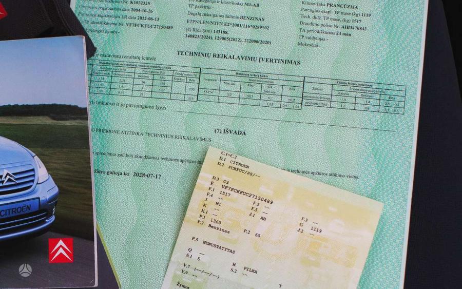 Pelēks Citroen C3 2004 Viļņa, ar dzinēja tilpumu 1.36 L un nobraukumu 143 tūkst. km par 1450 €, foto 45 vietnē AUTOMOTO.COM.LV
